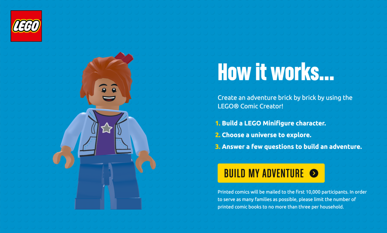 [SDCC] LEGO Comic Creator Is Online - FBTB
