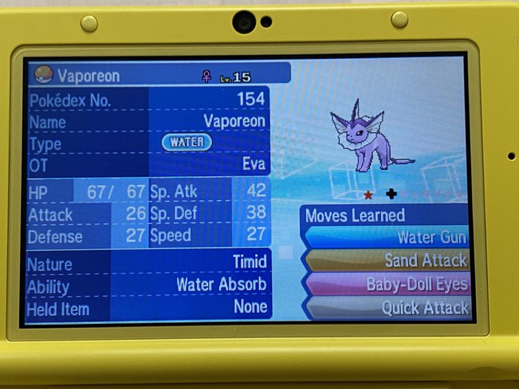 Shiny Vaporeon - FBTB